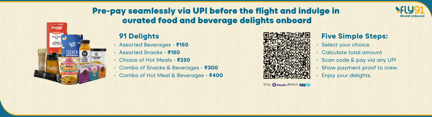Book Regional Flights Online Across India with FLY91